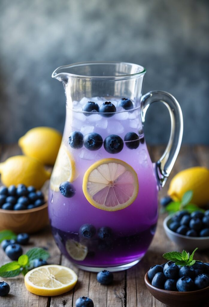 Refreshing Blueberry Lemonade Punch Recipe for Summer